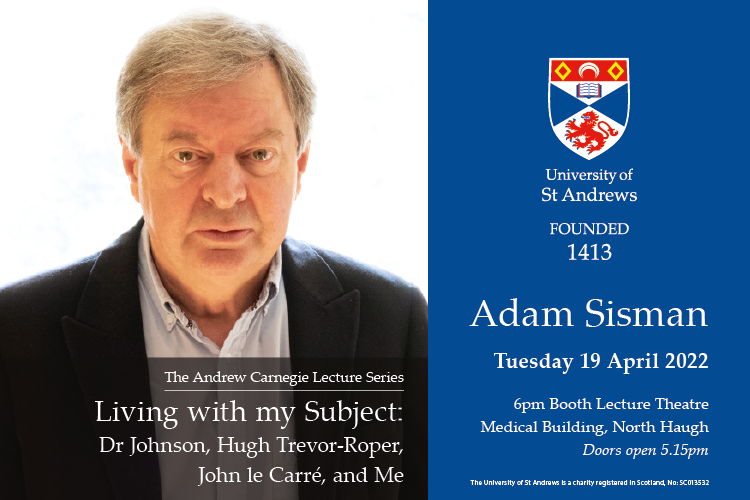 The Andrew Carnegie Lecture Series: Adam Sisman | Events