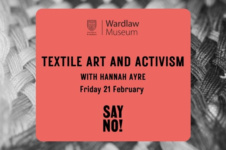 “Say no!” Textile Art and Activism Workshop | Events